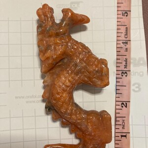 Sunstone Carved Dragon - Etsy
