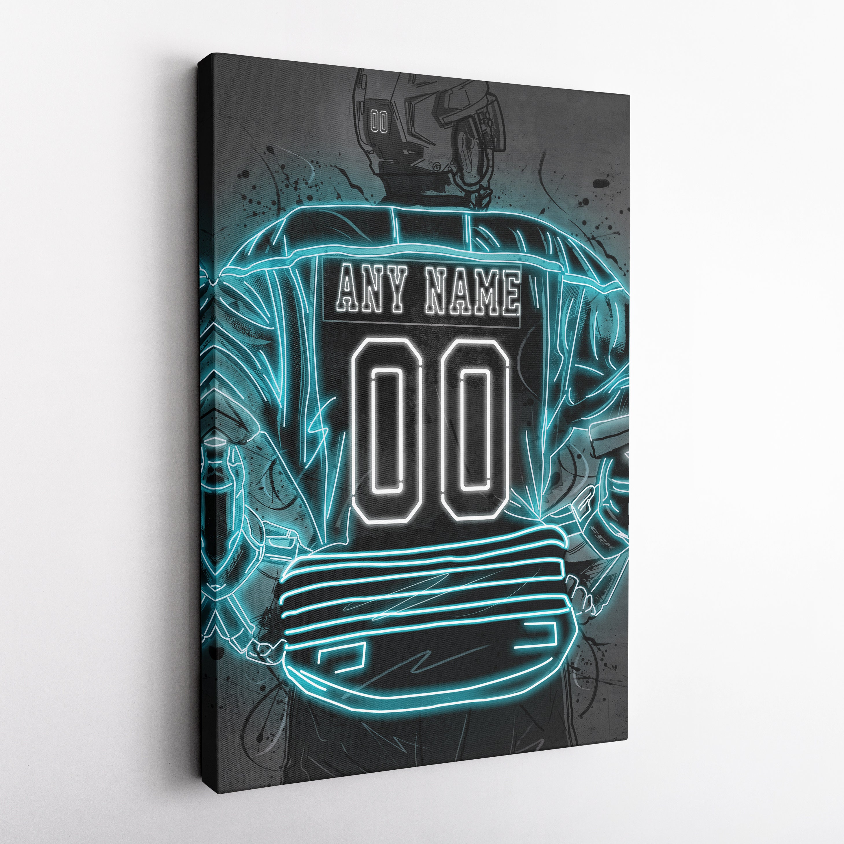 Buy Vancouver Canucks Jersey NHL Neon Personalized Jersey Custom Online ...