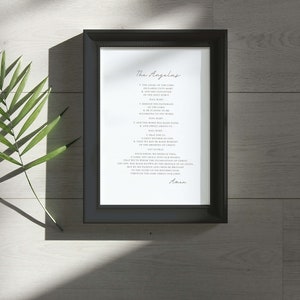 Angelus Prayer | Digital Download, Print Ready Catholic Prayer ...