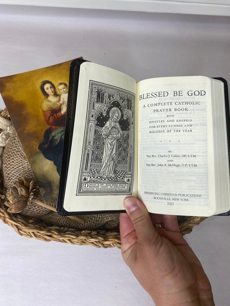 Blessed Be God A Complete Catholic Prayer Book Pocket Size - Etsy