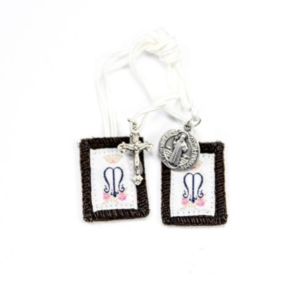 Brown Scapular for Girls / Women’s Scapular / Catholic Scapular / Wool ...