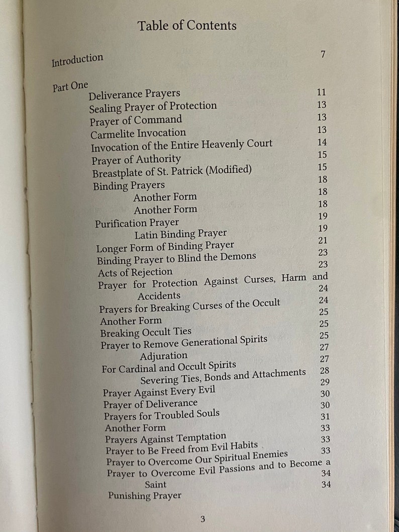 Deliverance Prayers by Fr. Ripperger Catholic Prayer Book | Etsy