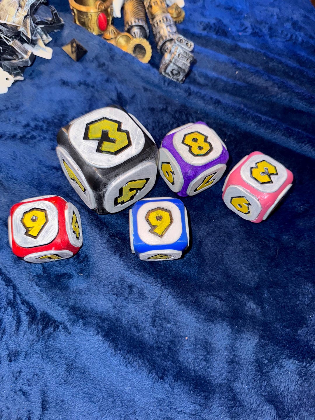Party Dice Inspired by Mario Party - Etsy