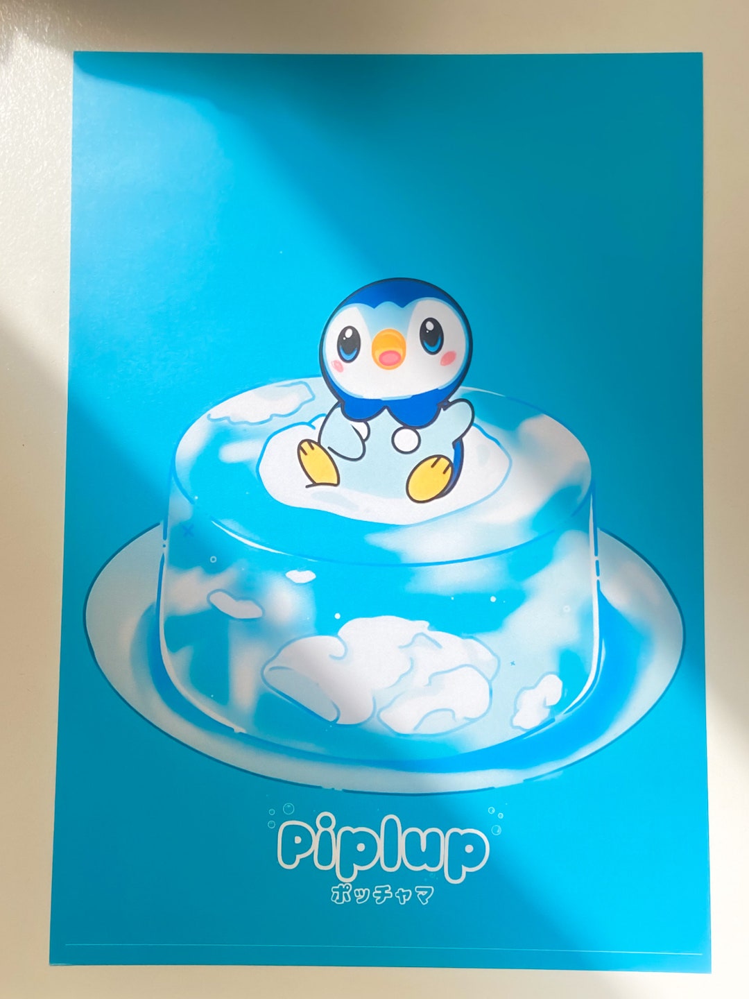 Piplup Pokémon A5 Print fanmade - Etsy