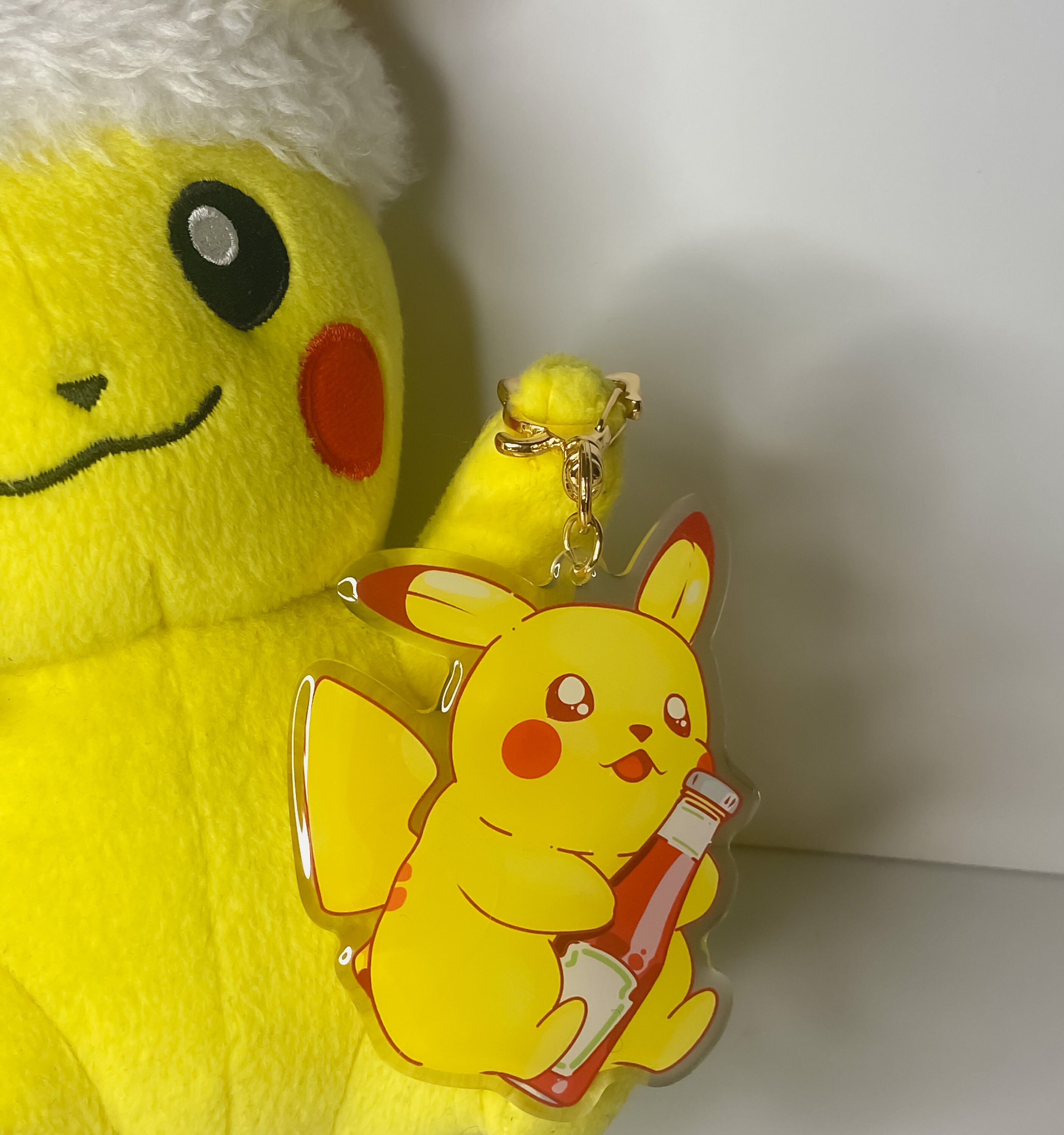 Pikachu and Ketchup Fanmade Keychain - Etsy