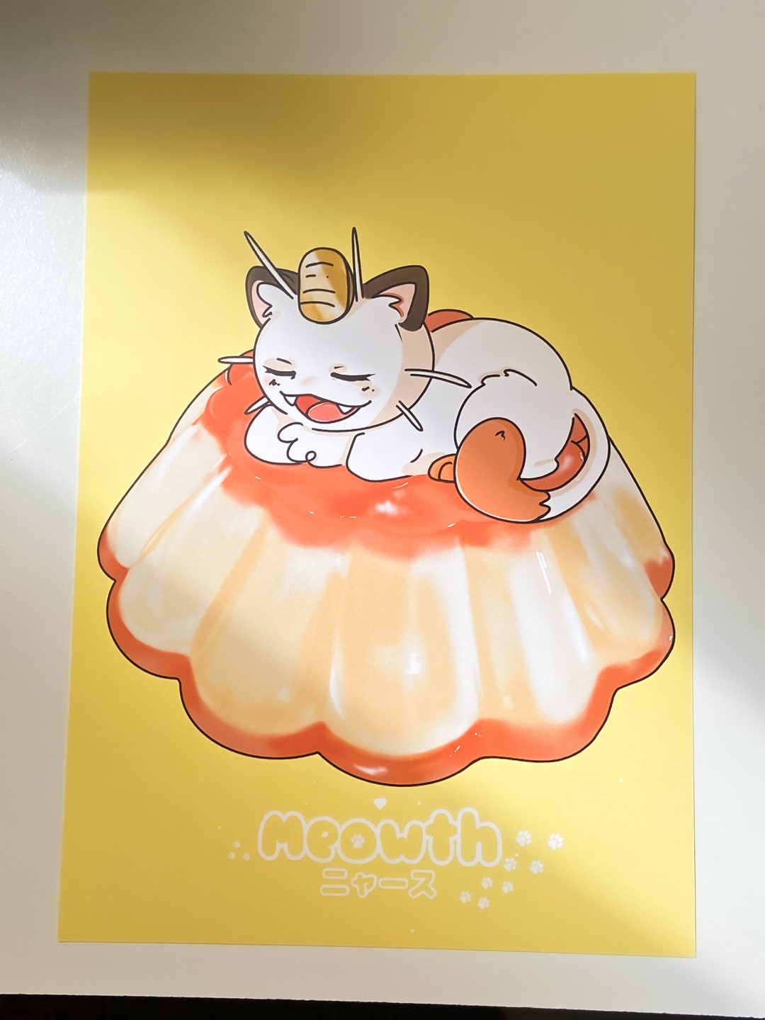 Meowth Pokémon A5 Print fanmade - Etsy