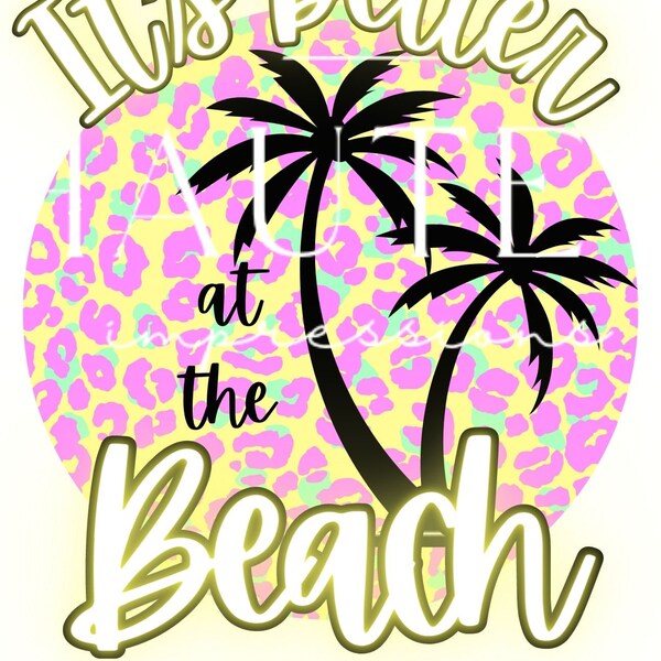 Beach Screen Print - Etsy