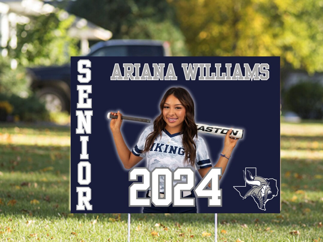 Custom Senior Yard Sign, 24X18 Inches, With a Stake - Etsy