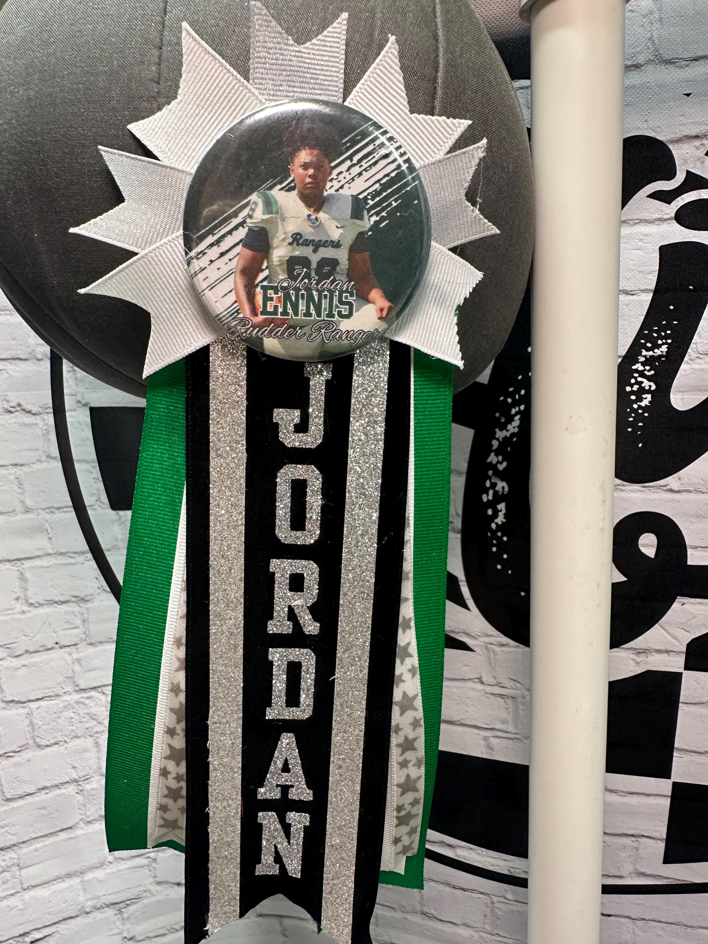 Custom Brag Button With Ribbon - Etsy