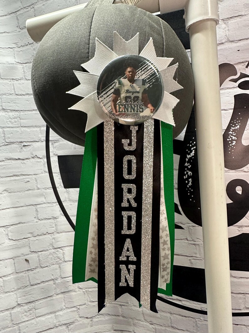 Custom Brag Button With Ribbon - Etsy