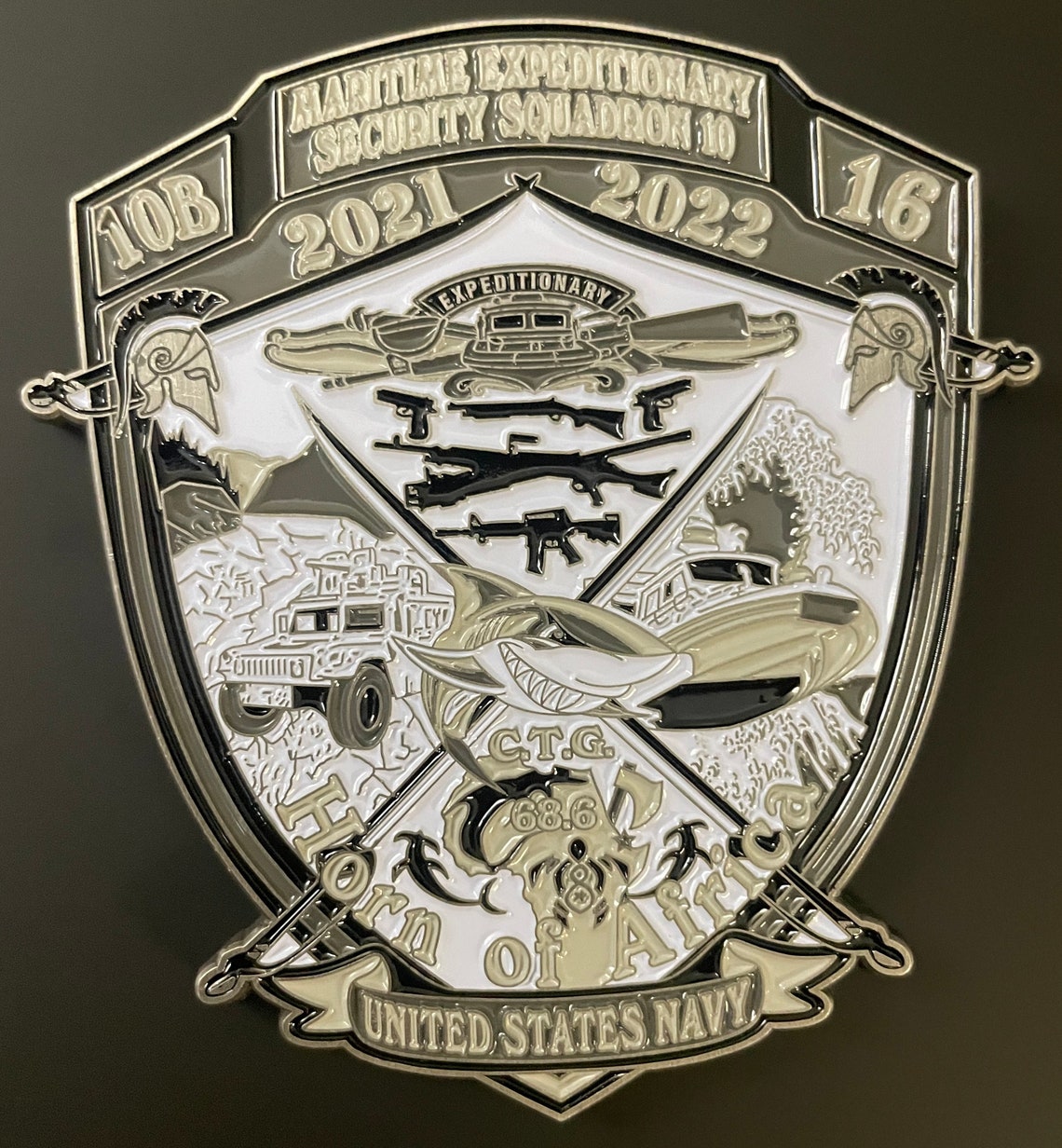 3 MSRON 10 Wave 10B Sharpedo Challenge Coin - Etsy