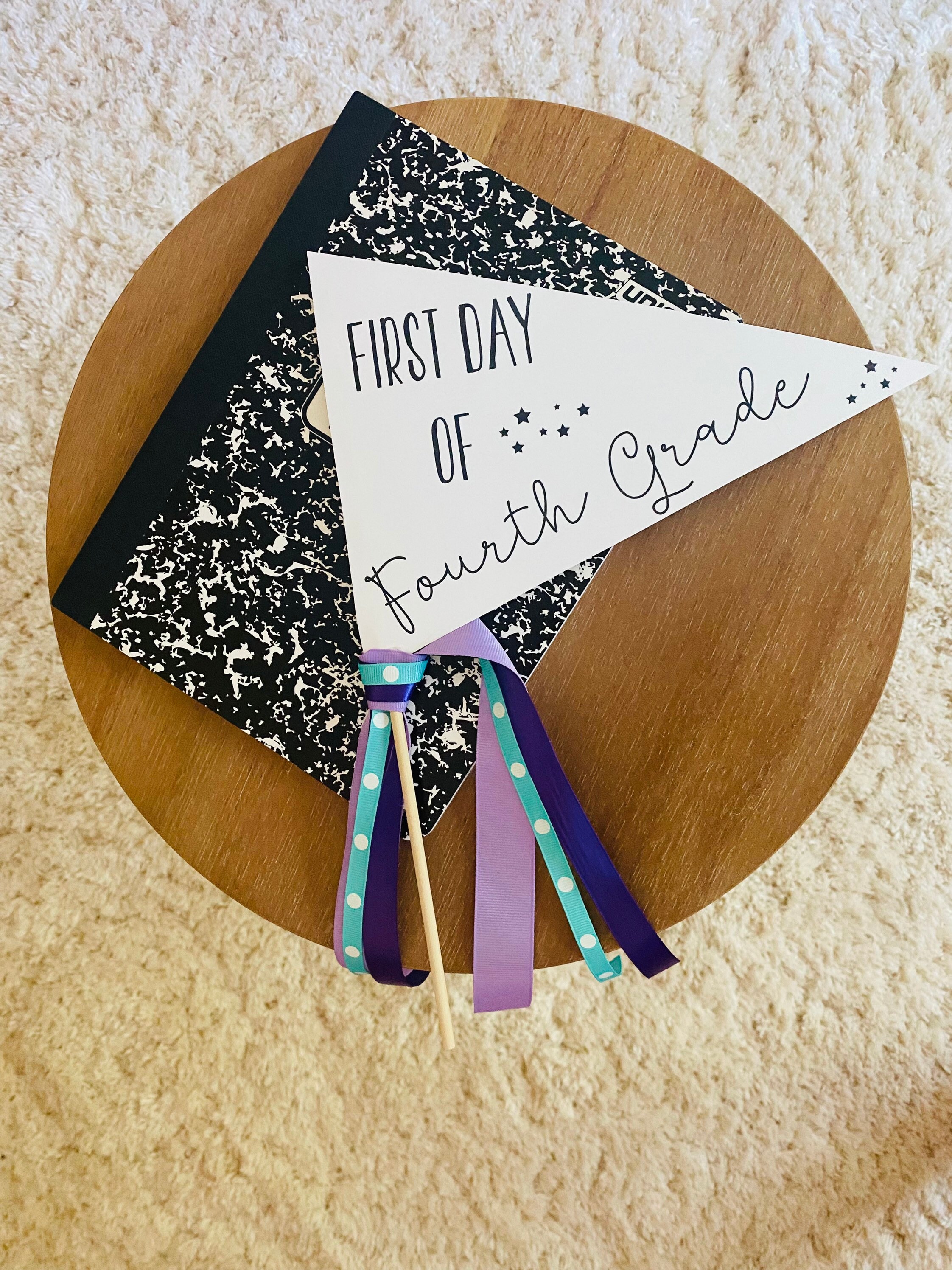 First Day of School Pennant Flag Back to School Flag First - Etsy