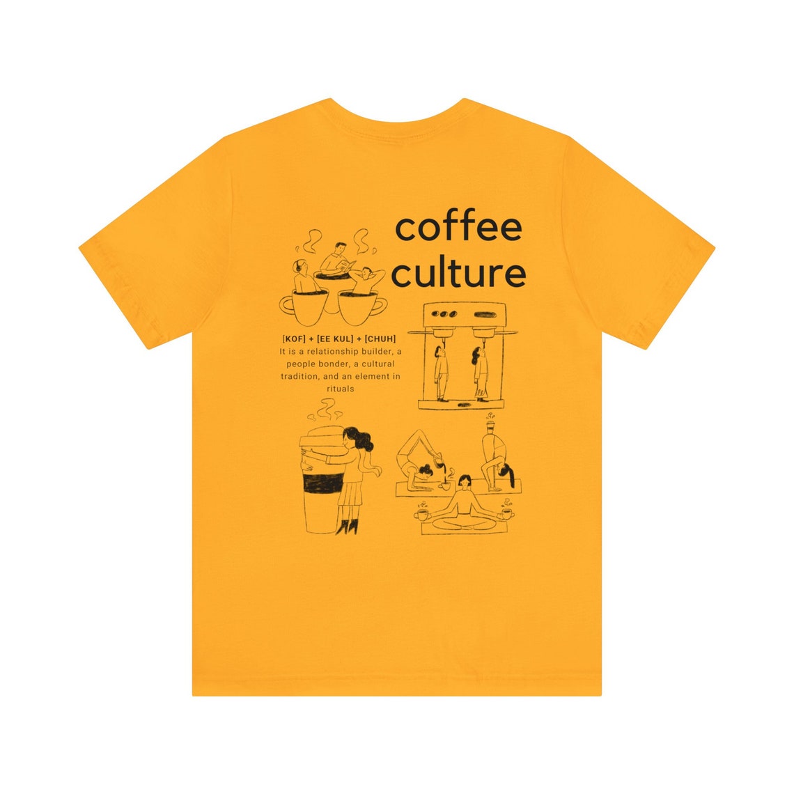 Coffee Culture Tee, Unisex T-shirt, Gift for Him, Gift for Her ...