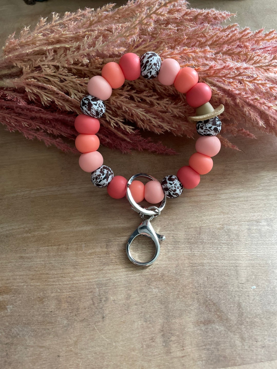 Western Silicone Keychain, Cow Print Silicone Keychain, Silicone ...