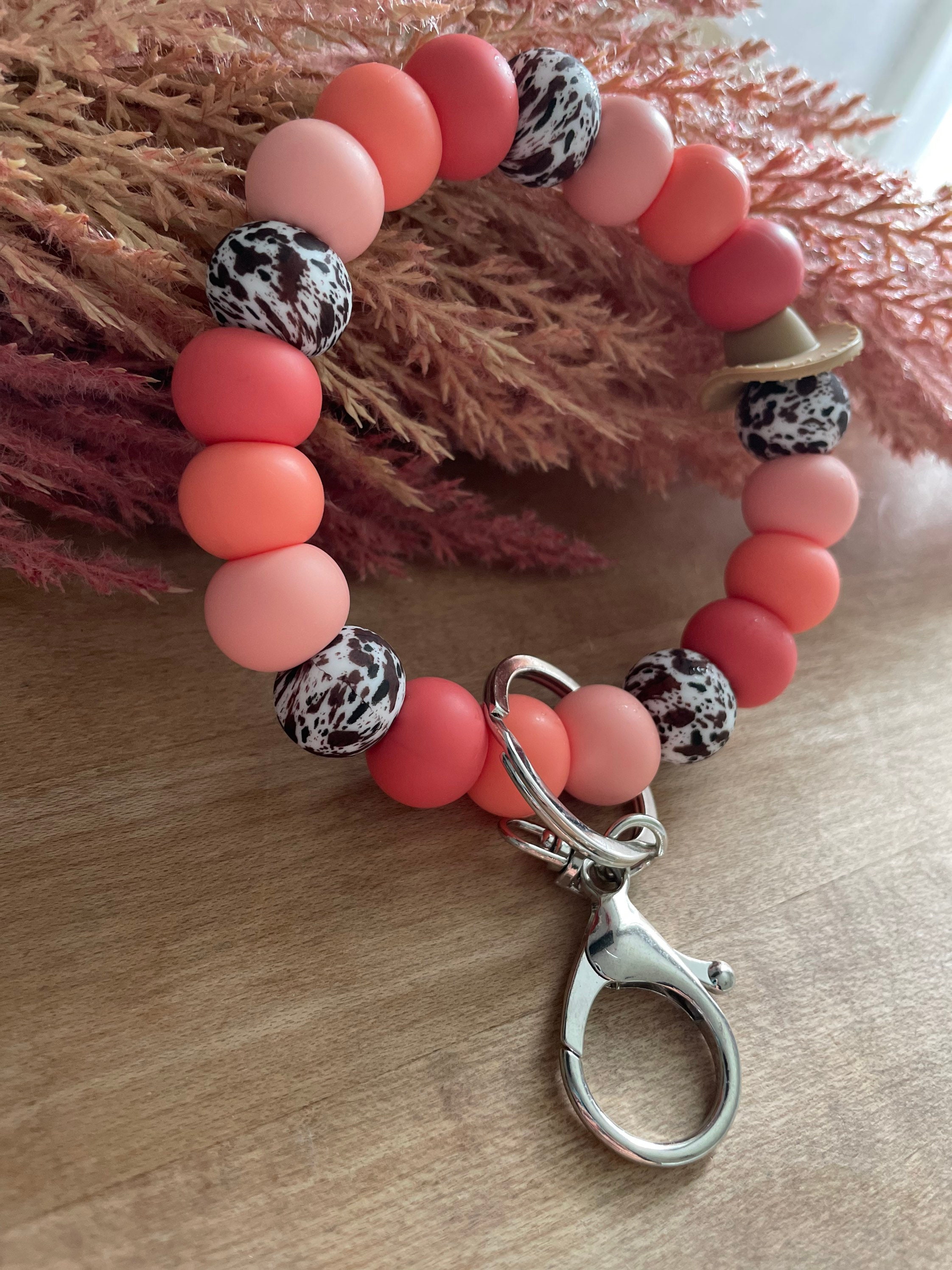 Western Silicone Keychain, Cow Print Silicone Keychain, Silicone ...