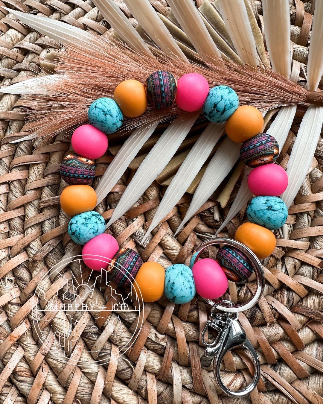 Western Silicone Keychain, Cow Print Keychain, Silicone Wristlet ...