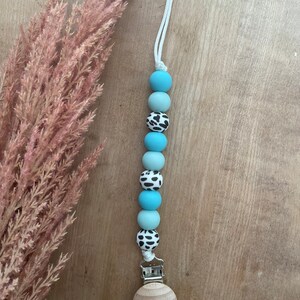 Cow Print Pacifier Clip, Western Silicone Pacifier Clip, Pacifier ...