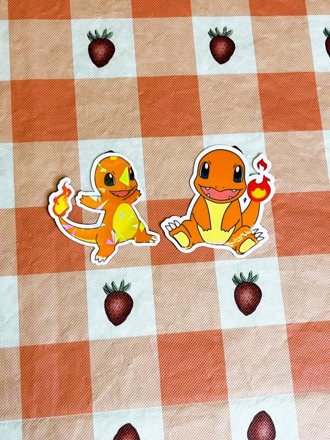 Starter Fire Type Pokemon Charmander Waterproof Glossy and Holographic ...
