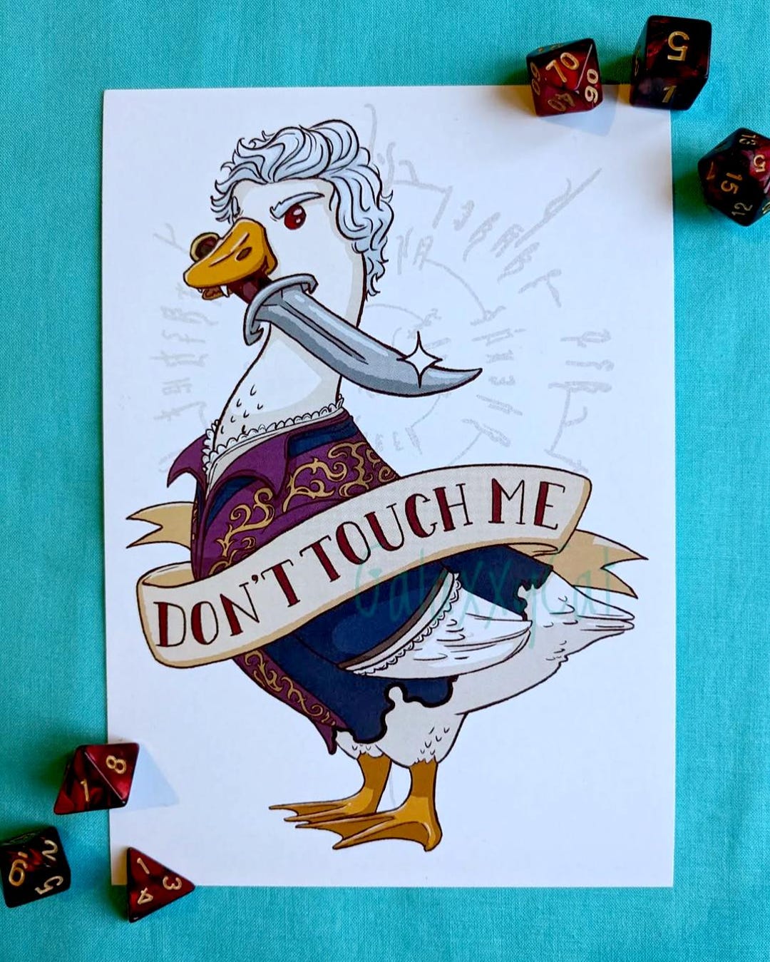 Goostarion BG3 Goose Astarion Baldur's Gate 3 D&D A5 Print - Etsy