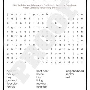 Real Estate-themed Kids Activity Book | Coloring Pages, Mazes & Puzzles ...