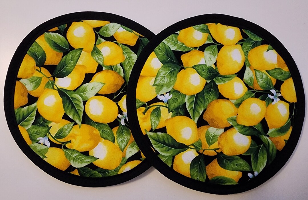 Lemon Branches Hot Pads/pot Holders, Trivets - Etsy
