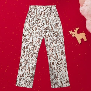 Woman Pajama Pants Sewing Pattern Christmas Pajamas Size XS to 4XL PDF ...
