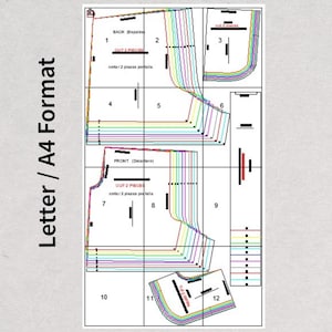 Shorts With Pockets Sewing Pattern | Sizes XS to 3XL | Instant Download ...
