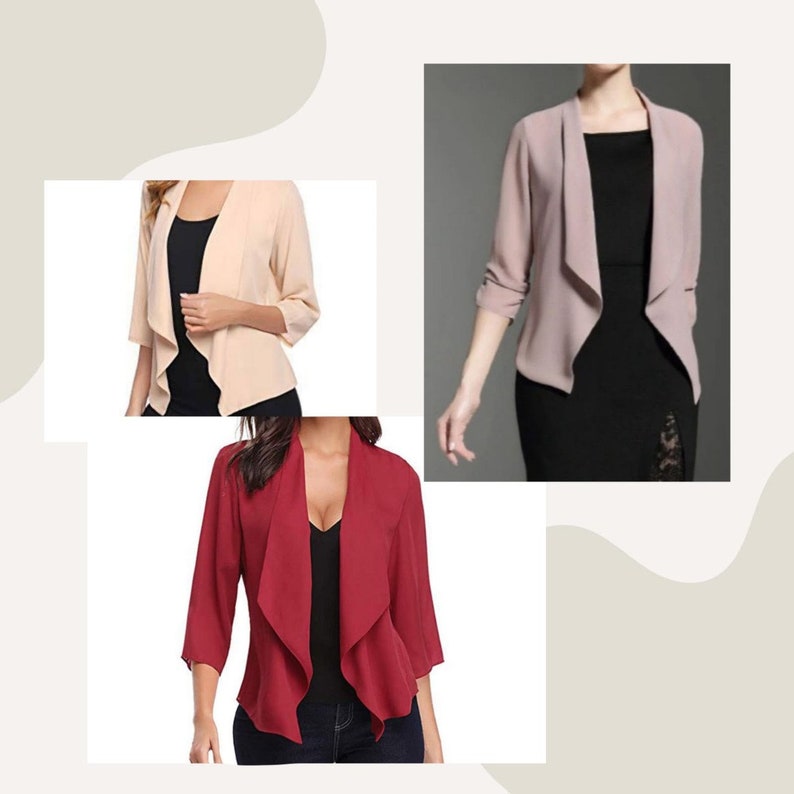 Cardigan Sewing Pattern | Sizes XS to 3XL | Instant Download | Easy ...