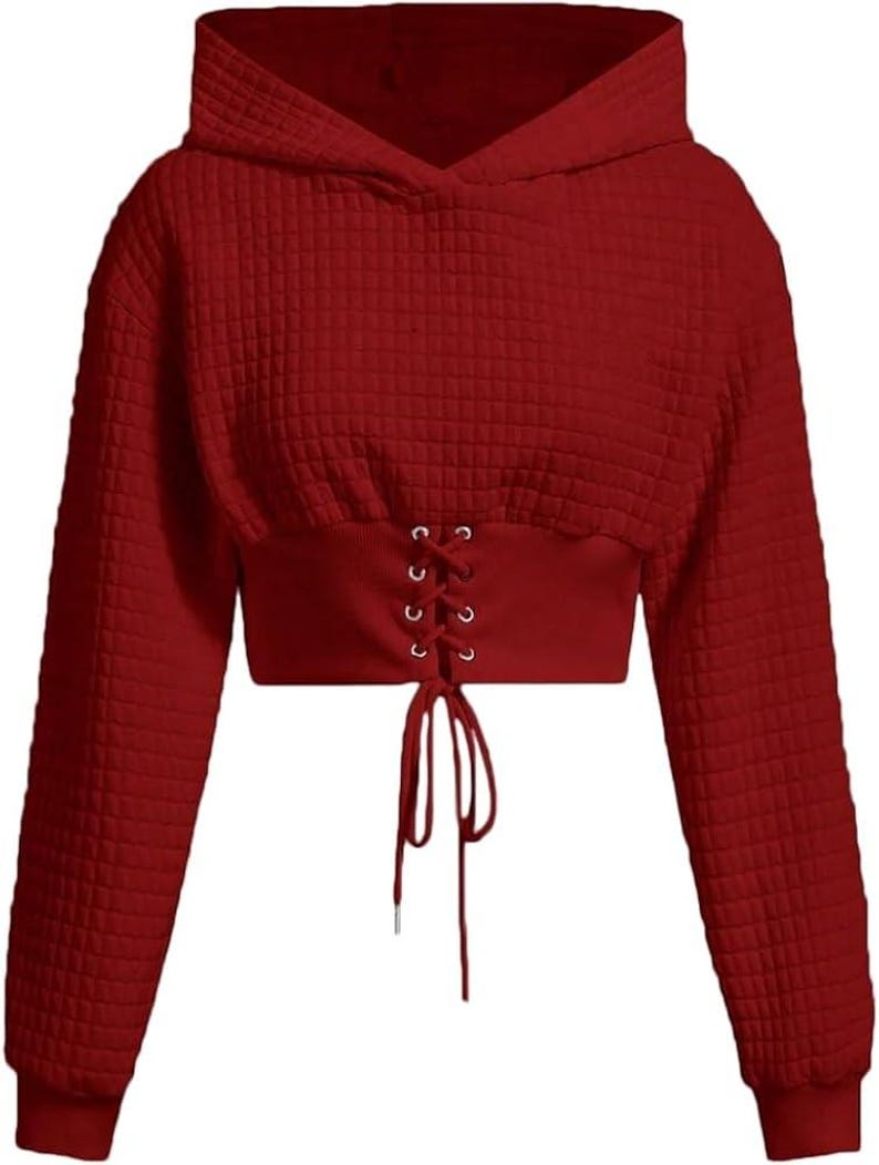 Hoodie Cropped Sewing Pattern: Beginner Friendly (PDF Digital Download ...