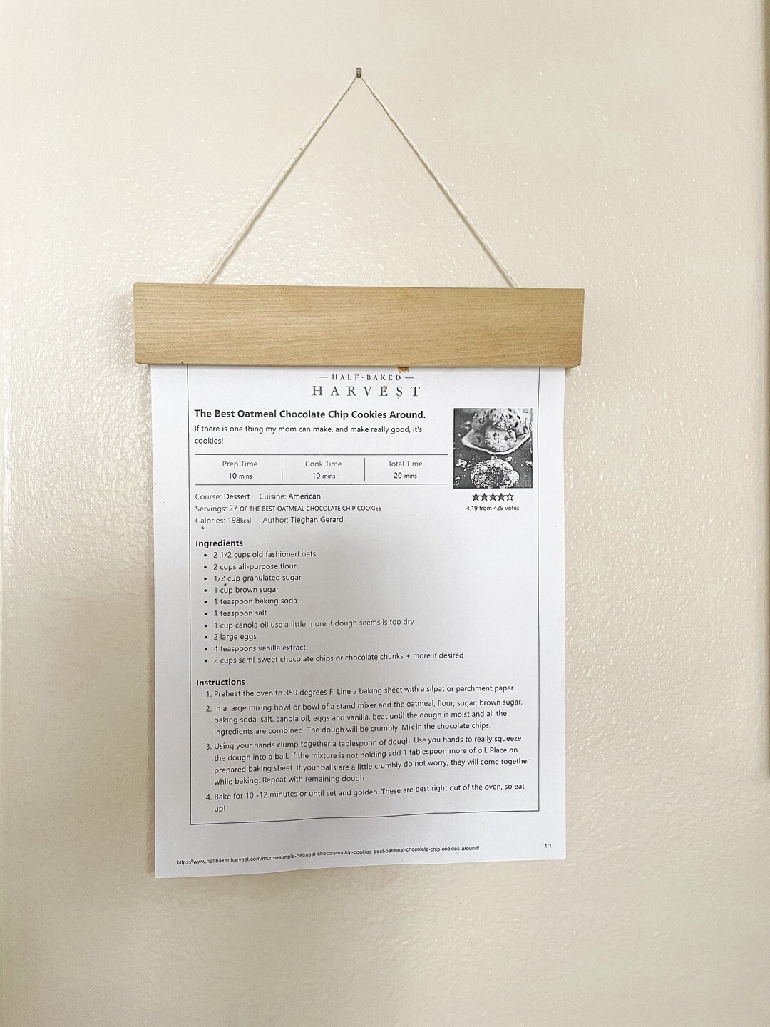 Hanging Wood Magnetic Frame - Etsy