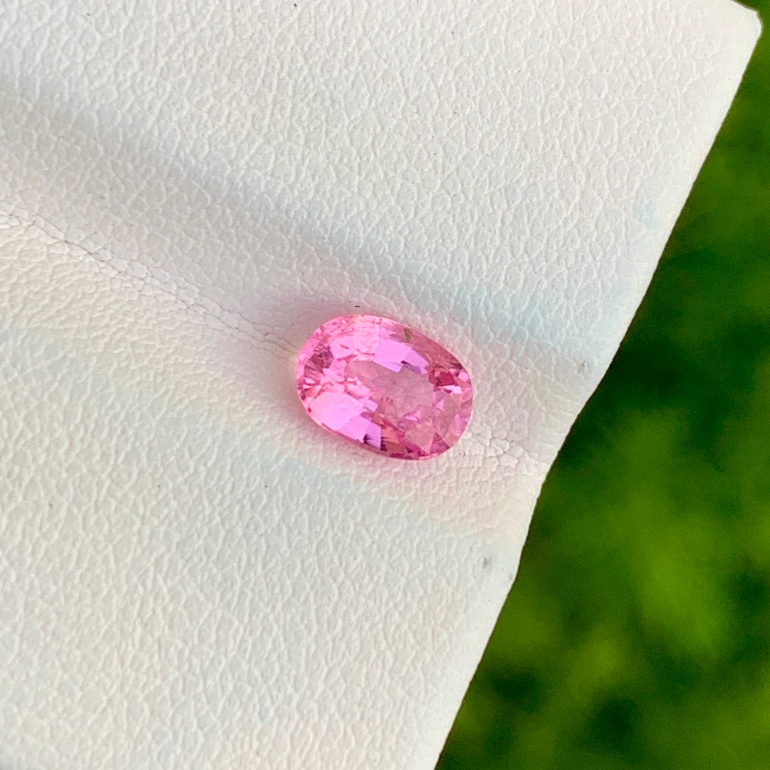 1.1 Cts Genuine Loose Pink Tourmaline Faceted Pink - Etsy