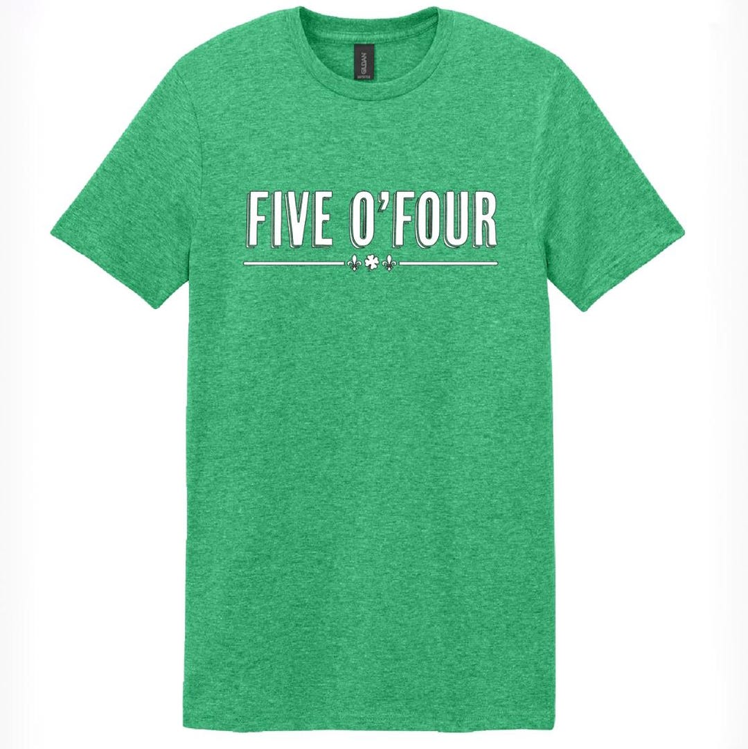 New Orleans St. Patrick's Day 'five O'four' 504 Area Code T-shirt ...