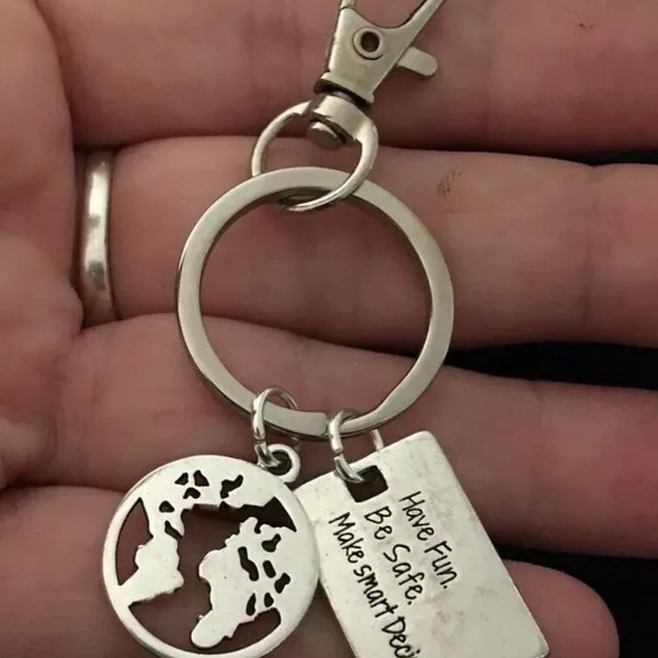 Travel Keychain - Etsy UK