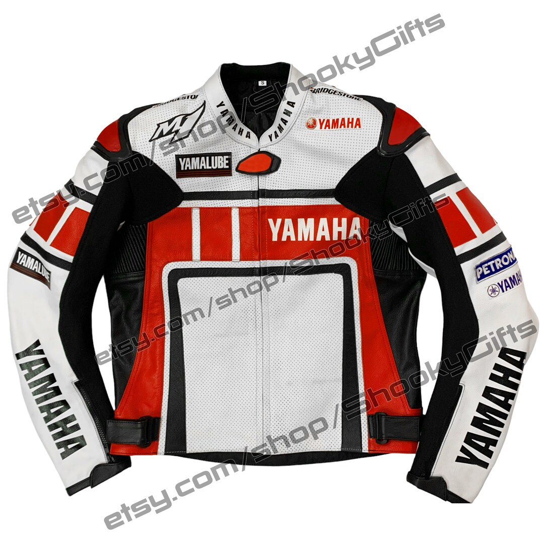 Yamaha Leather Motorcycle Racing Jacket 60th Anniversary - Etsy