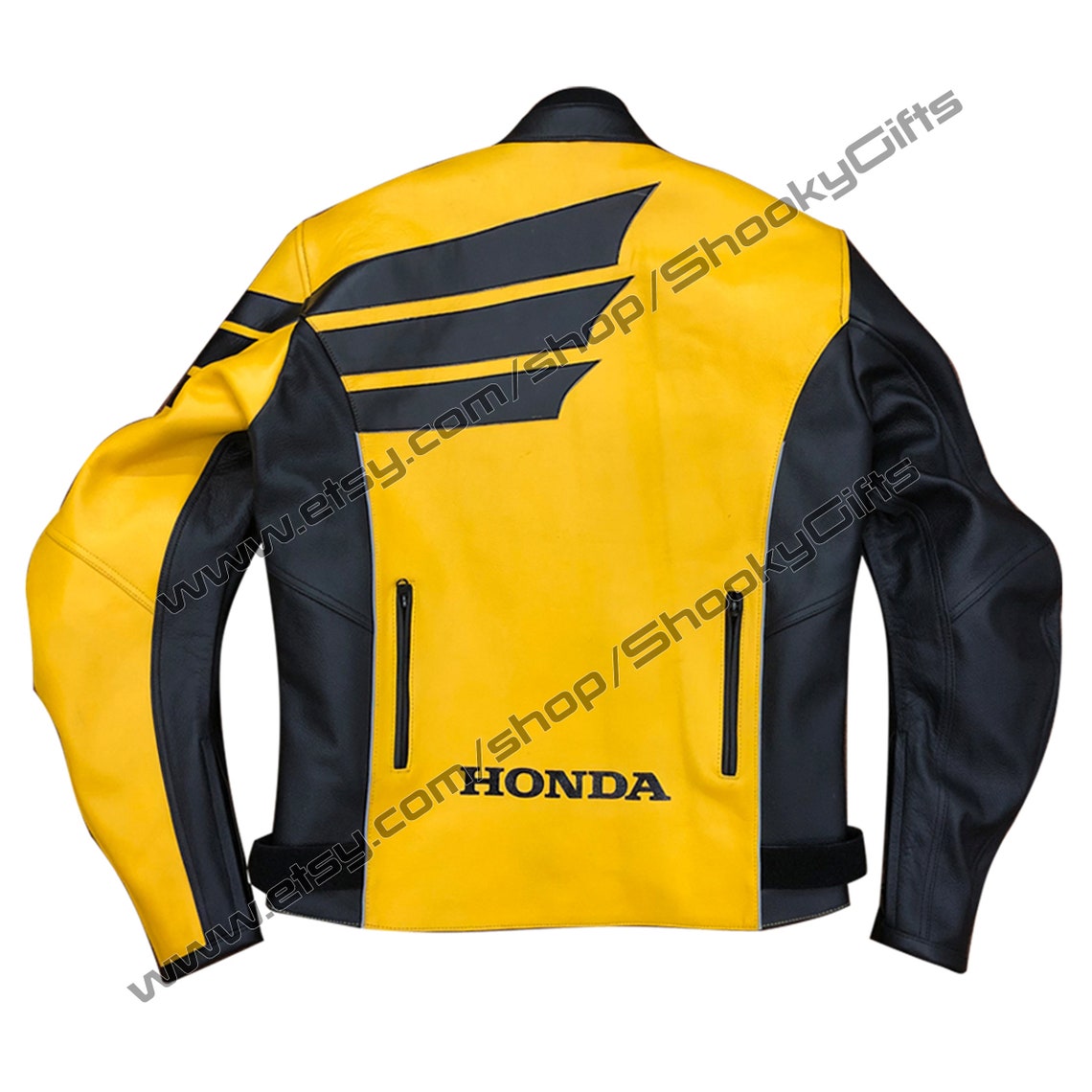 Honda HRC Leather Motorcycle Racing Jacket - Etsy