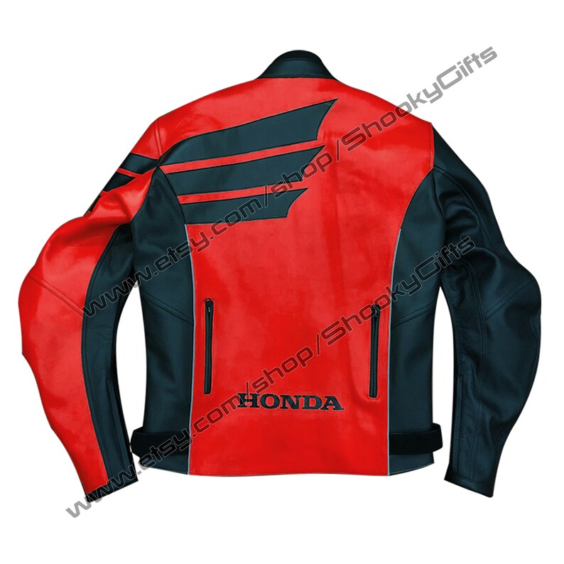 Honda CBR Leather Motorcycle Racing Jacket - Etsy Israel