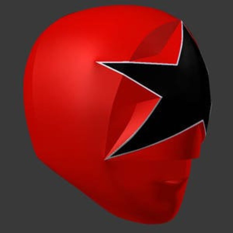 Power Rangers Zeo Red Ranger Helmet 3d Print STL | Etsy