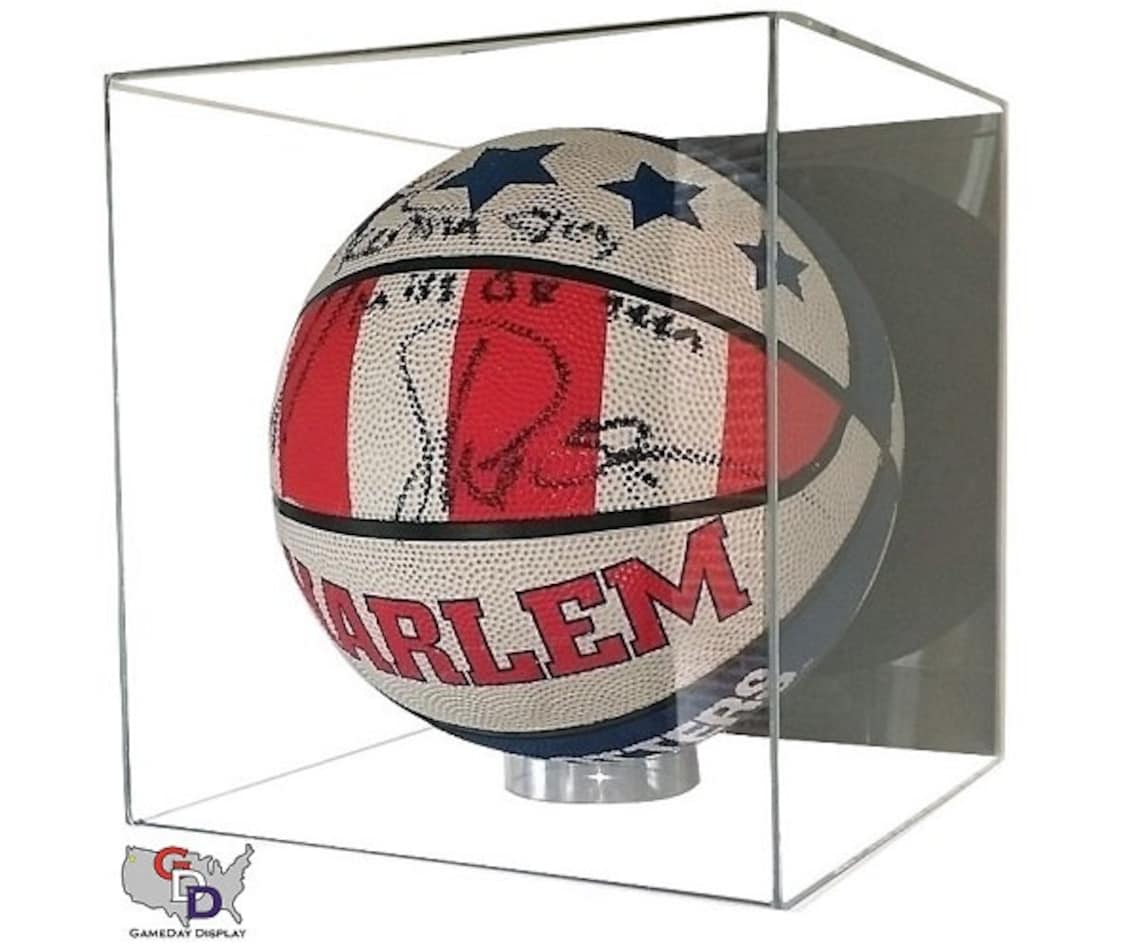 Acrylic Wall Mount Full Size Basketball Display Case by Gameday Display ...