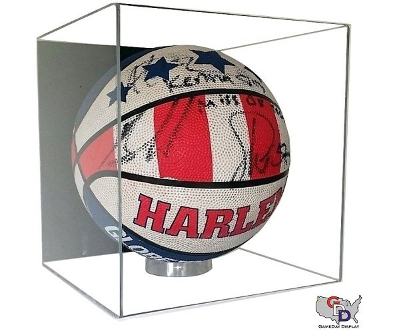Acrylic Wall Mount Full Size Basketball Display Case by Gameday Display ...