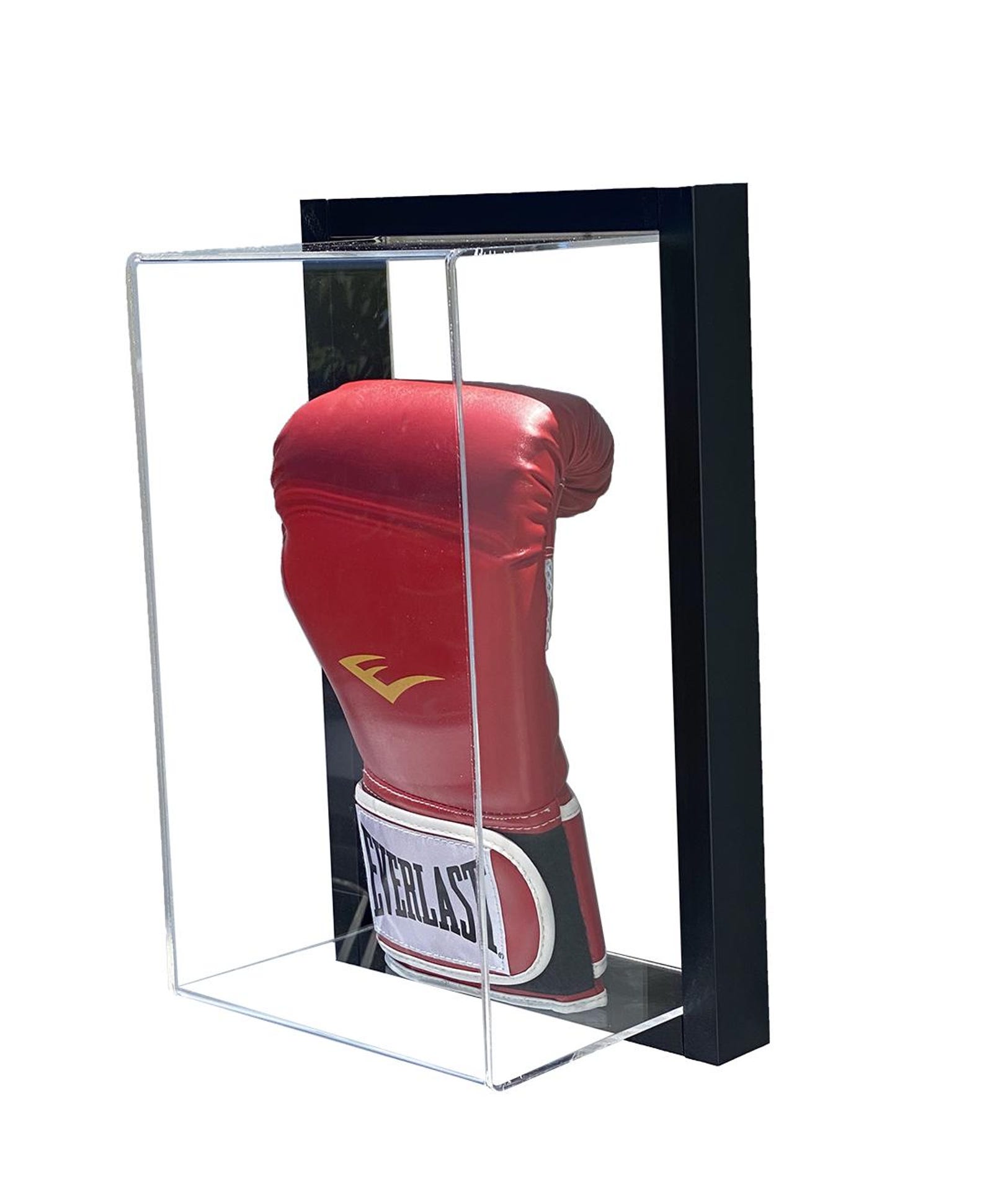 Clear Acrylic Boxing Glove Wall Mount Display Case, UV Protecting ...