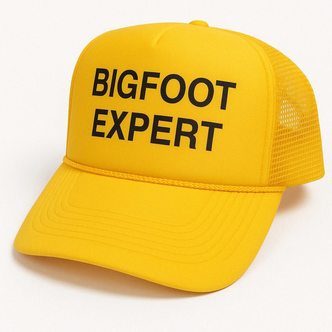Bigfoot Expert Trucker Hats | Vintage Trucker Hats | Adjustable Trucker ...