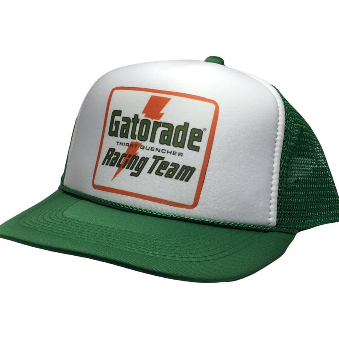 Gatorade Racing Team Trucker Hat | Adjustable Trucker Foam Green Hat ...