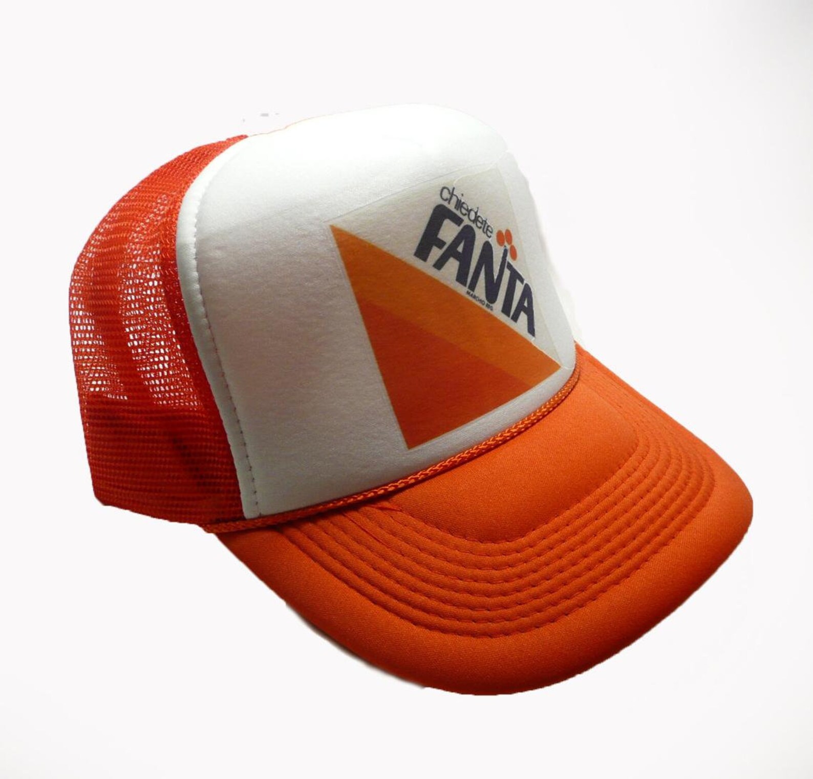 Fanta Trucker Hats Adjustable Trucker Foam Orange Hats - Etsy
