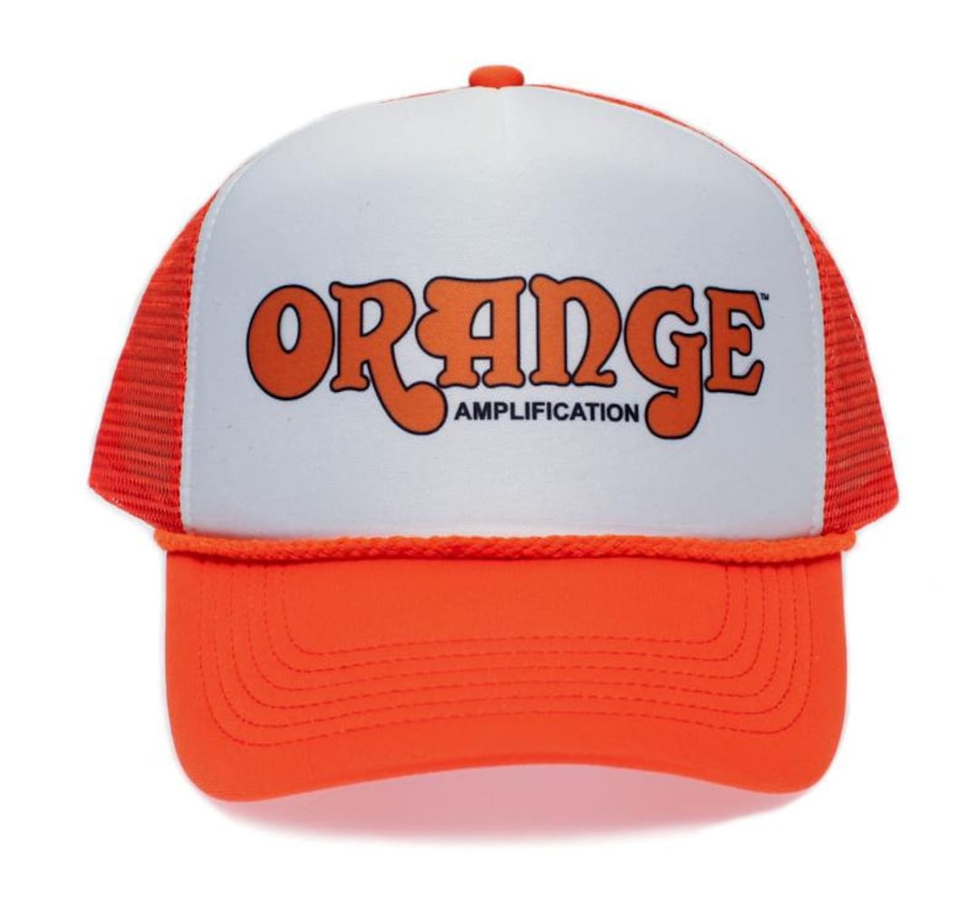 Orange Amplification Trucker Hat Adjustable Trucker Foam Orange Hat ...