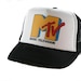 MTV Trucker Hat Vintage Snapback Hat Mesh Hat Black Hat Adjustable ...