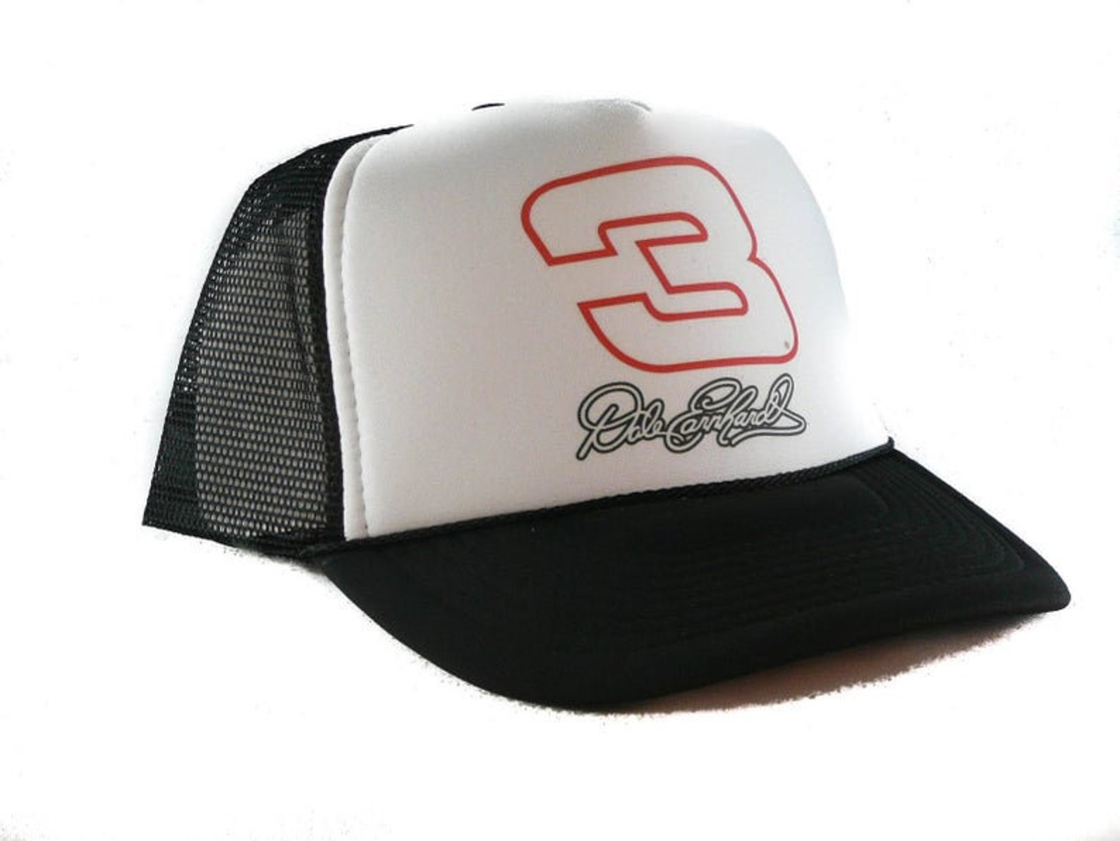 Dale Earnhardt 3 Trucker Hat Mesh Hat Vintage Snapback Hat | Etsy