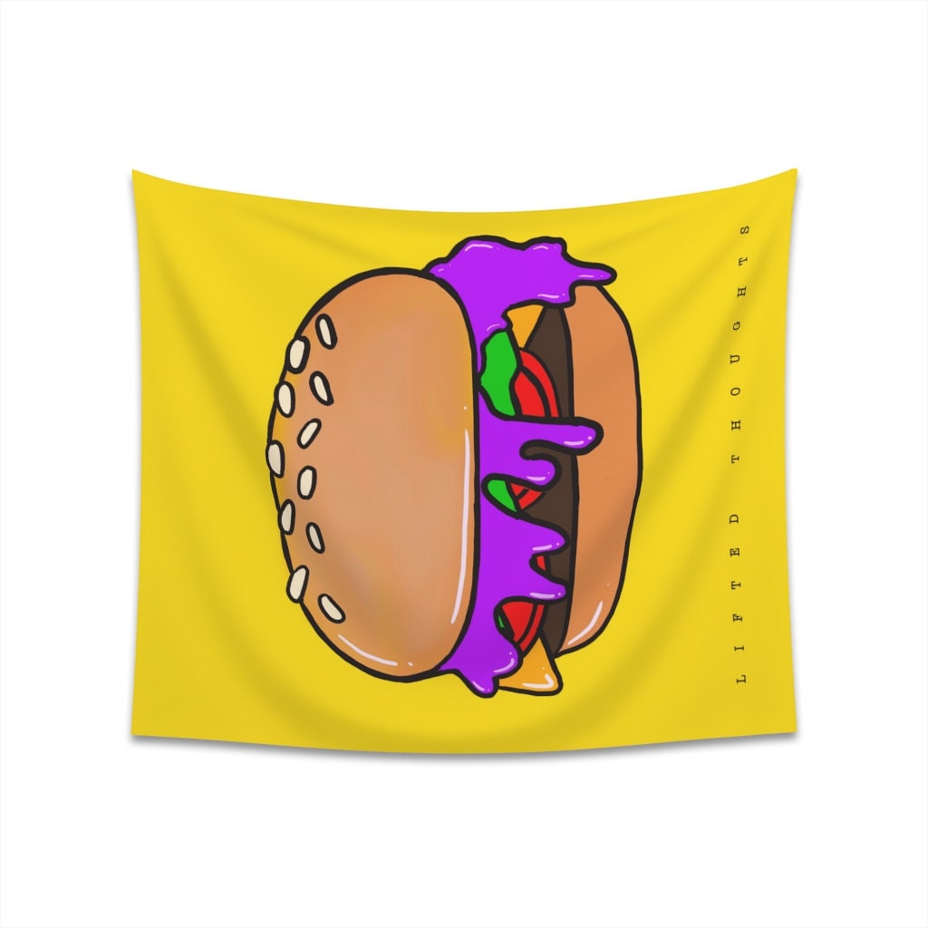 Jellyfish Jelly Krabby Patty Wall Tapestry - Etsy
