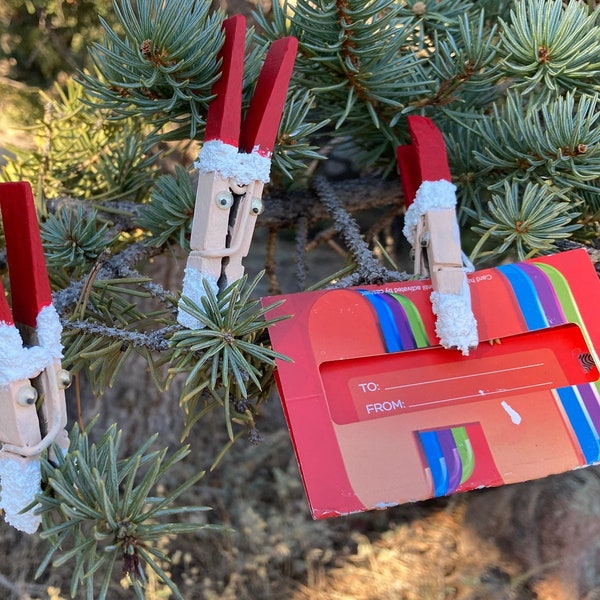 Santa Clothespins - Etsy