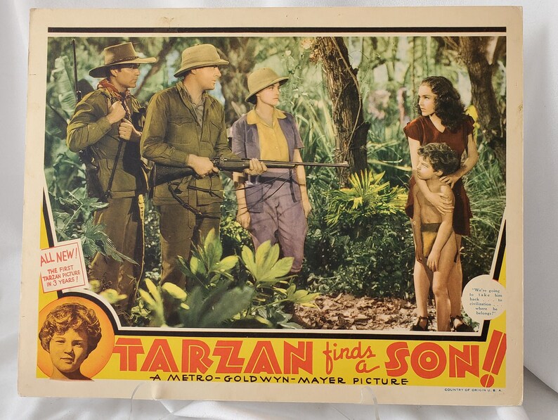 Tarzan Finds A Son Original Movie Poster 1939 Etsy