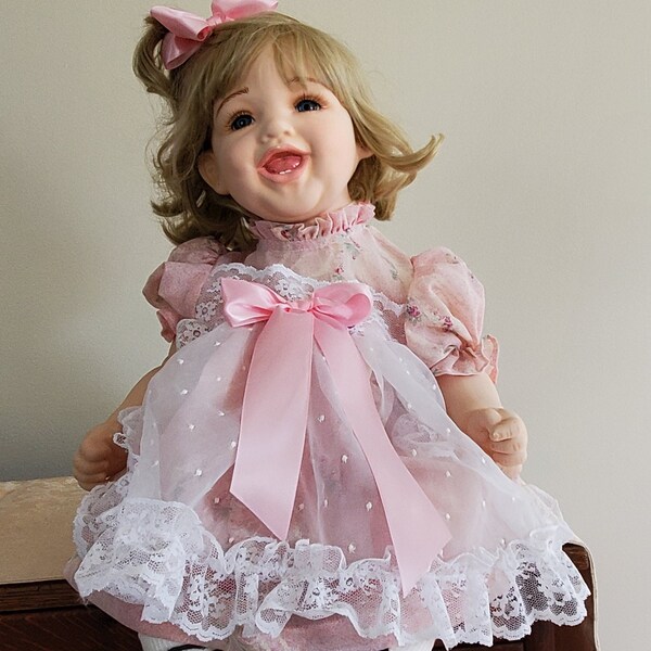 Porcelain Baby Doll - Etsy